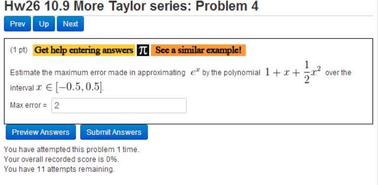 Solved Get help entering answers pi See a similar example! | Chegg.com