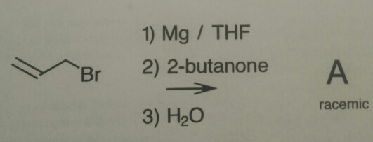 Solved So I have this reaction and I know the Mg/THF | Chegg.com