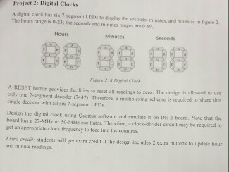 Solved Full Question: A digital clock has six 7-segment LEDs | Chegg.com
