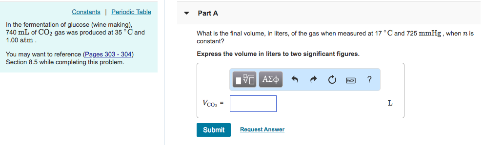 Solved Constants Periodic Table ? Part A In the fermentation | Chegg.com