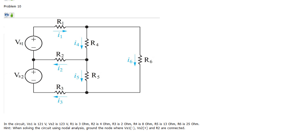 Solved Find the current i1 in the direction of the arrow. | Chegg.com