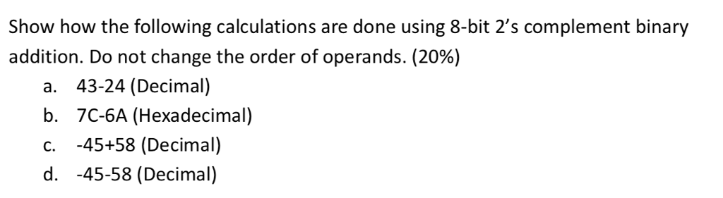 Solved Show how the following calculations are done using | Chegg.com