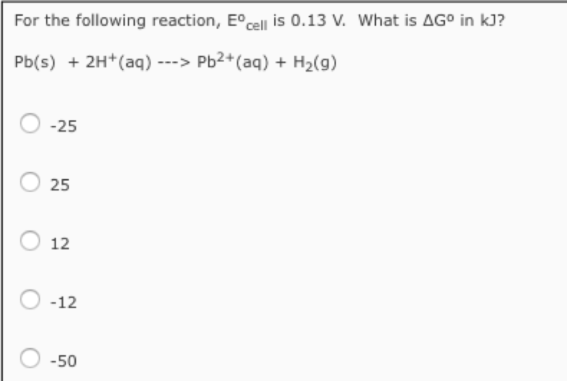 Solved The standard reduction potentials for Pb2+ and Ag+ | Chegg.com