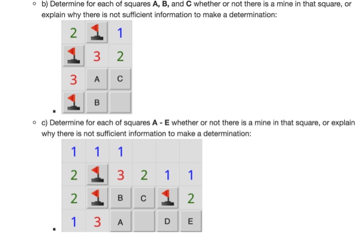 Solved 3. Minesweeper is a puzzle game, where you try to | Chegg.com