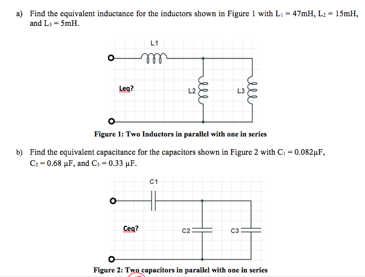 Solved Find The Equivalent Inductance For The Inductors