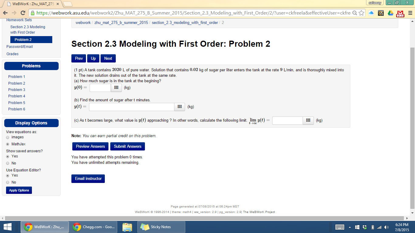 Solved 2.3, #10 | Chegg.com