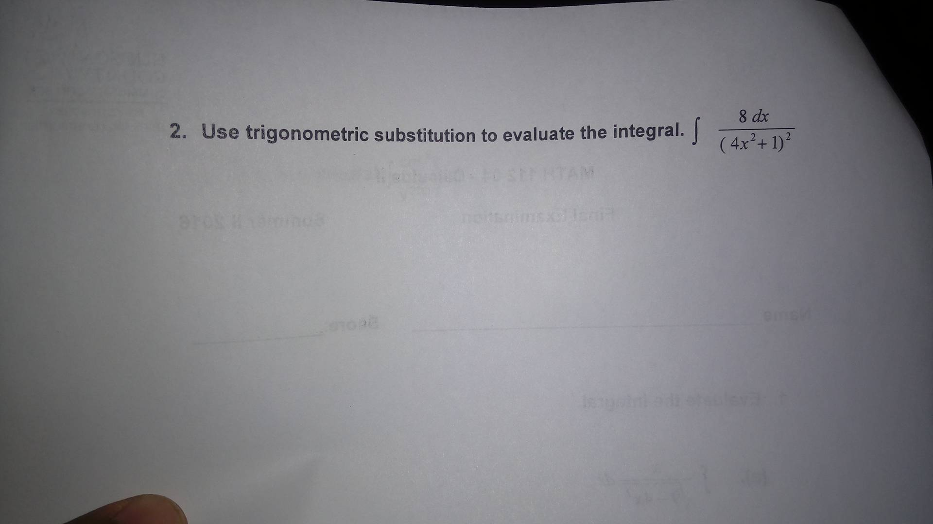 Solved Use Trigonometric Substitution To Evaluate The Chegg solved-use-trigonometric-substitution-to-evaluate-the-chegg