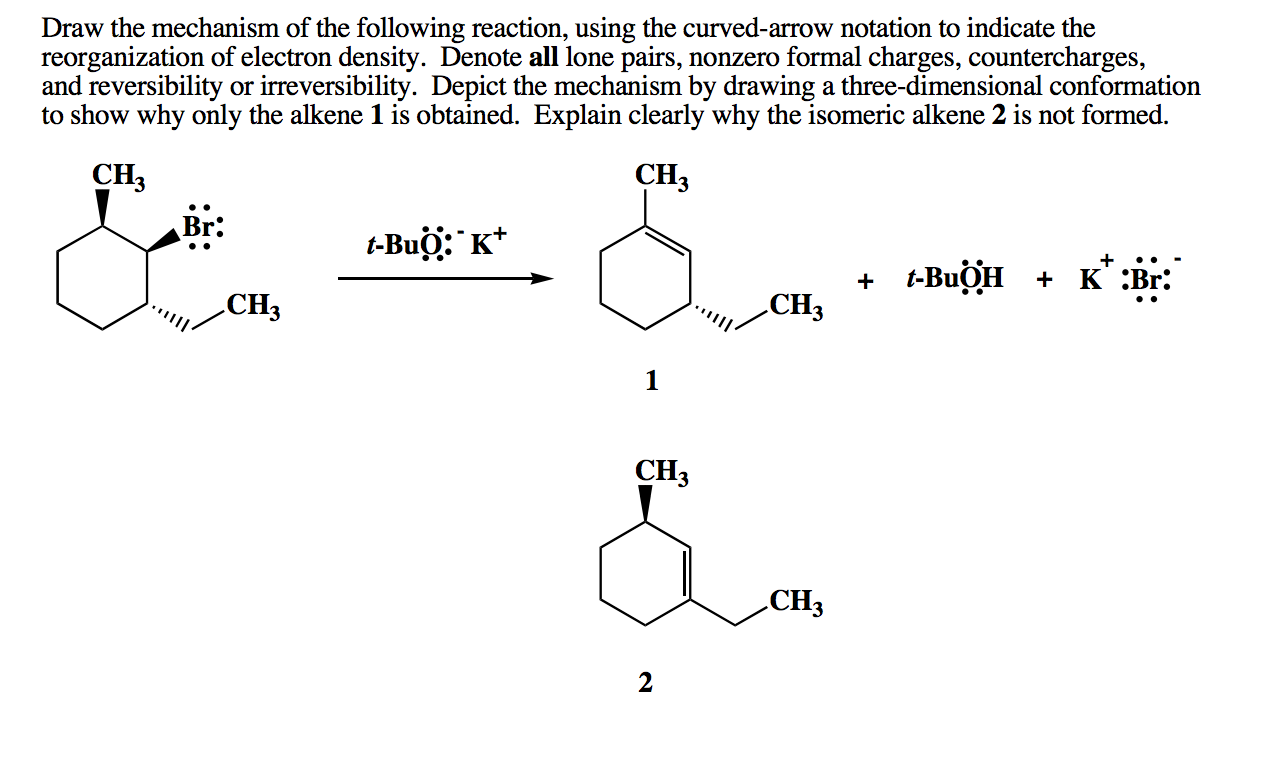 Solved Draw the mechanism of the following reaction, using | Chegg.com