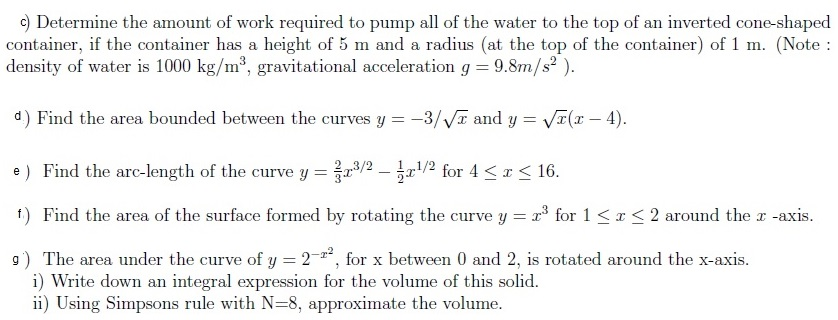 Solved Determine the amount of work required to pump all of | Chegg.com