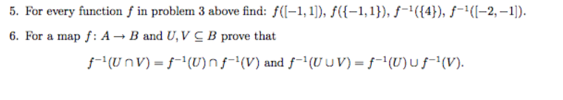 Solved 3. Find Ran(f) for the following functions f: R → R | Chegg.com