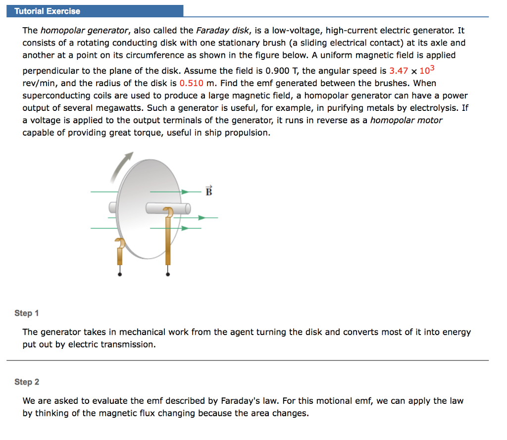 Homopolar Generator