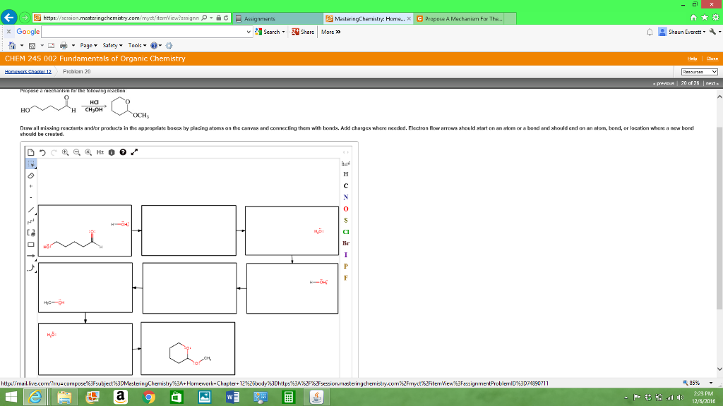 Solved Propose a mechanism for the following reaction: Draw | Chegg.com