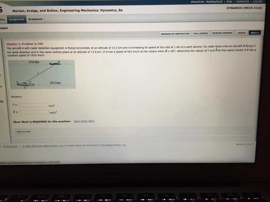 Solved The aircraft A with radar detection equipment is | Chegg.com