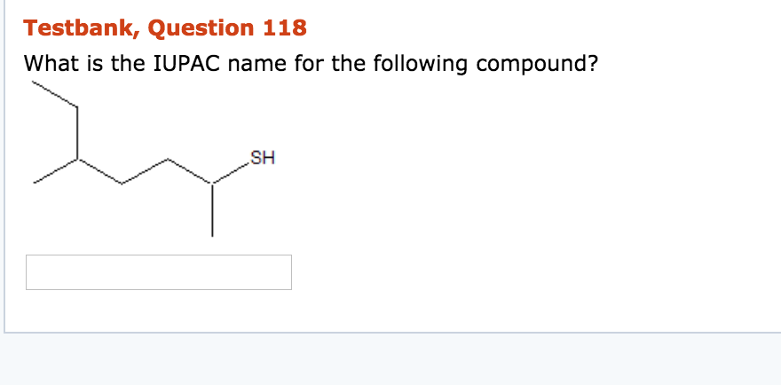 Solved Practice Problem 12.27 Assign an IUPAC name for the | Chegg.com