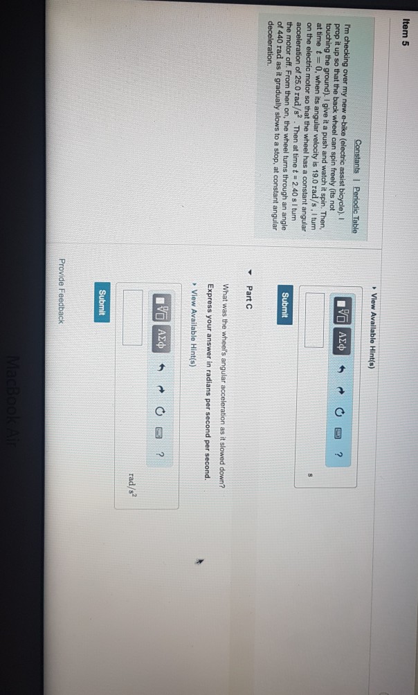 Solved Part A Constants I Periodic Table Through what total | Chegg.com