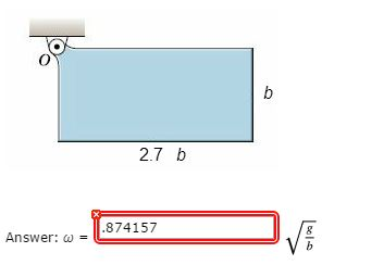 The uniform rectangular plate is released from rest | Chegg.com