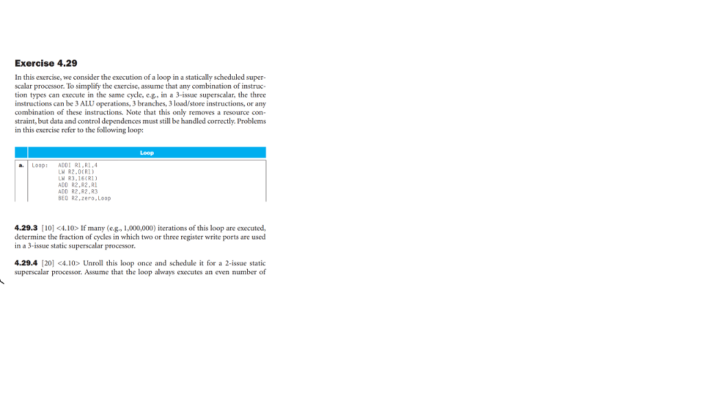 Solved Exercise 4.29 In this exercise, we consider the | Chegg.com