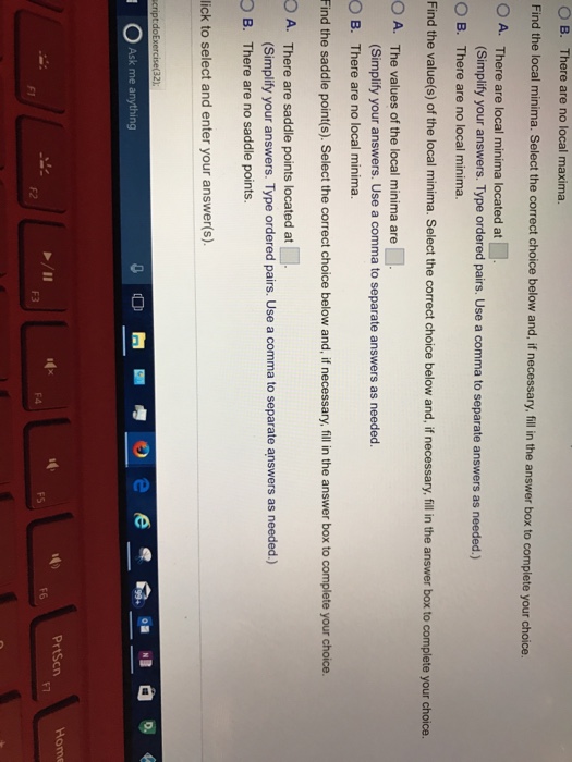 Solved Find all points where the given function has any | Chegg.com