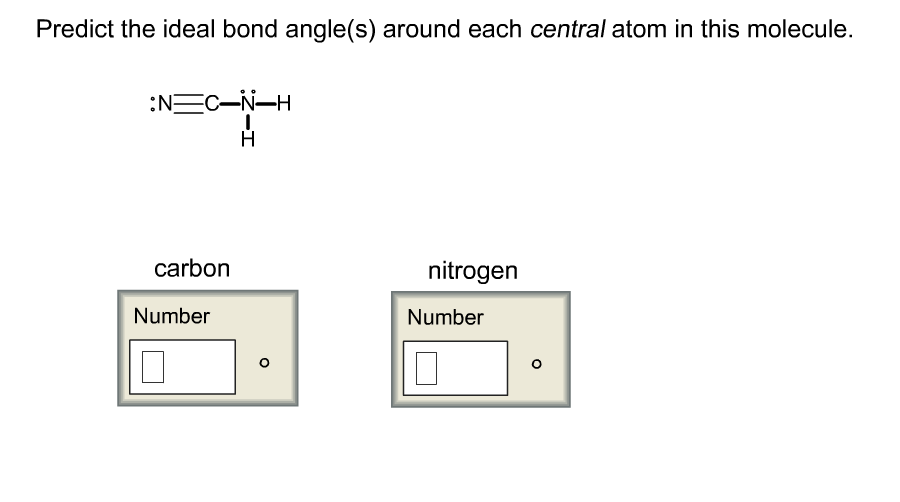 Solved Predict the ideal bond angle(s) around each central | Chegg.com