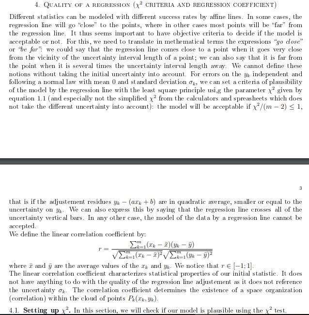 Matlab project: linear regressions using the least | Chegg.com