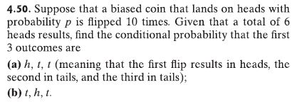 Solved Suppose that a biased coin that lands on heads with | Chegg.com