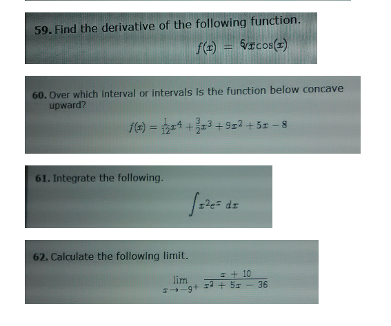 Solved Which of the following functions is monotonic for all | Chegg.com