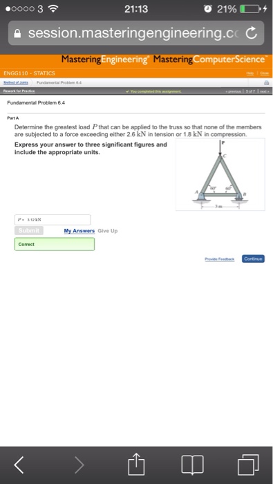 Solved Determine The Greatest Load P That Can Be Applied To