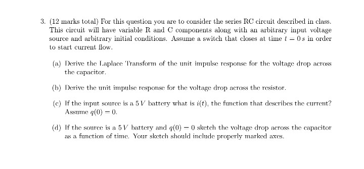 Solved 3. (12 marks total For this question you are to | Chegg.com Solved 3. (12 marks total For this question you are to | Chegg.com