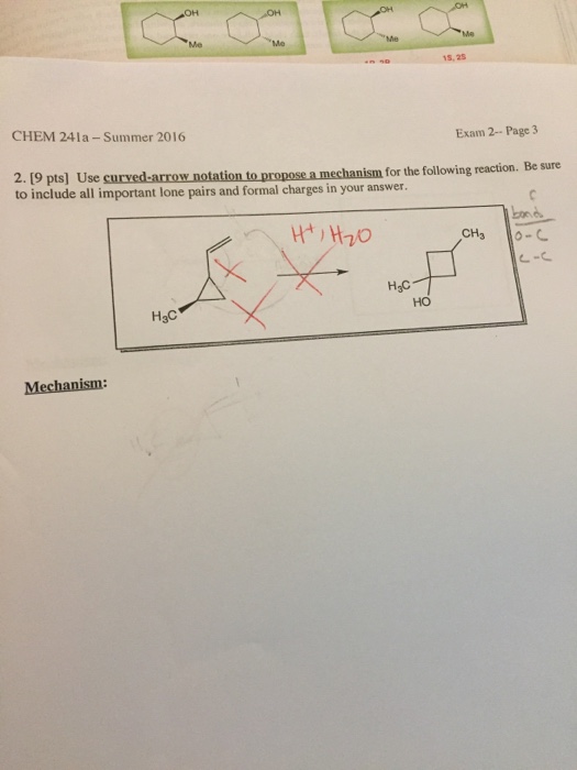 Solved Use curved-arrow notation to propose a mechanism for | Chegg.com