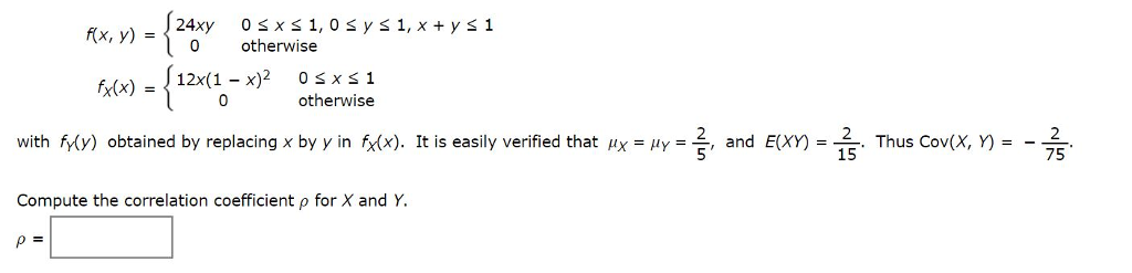 Solved The joint and marginal pdf's of X = amount of almonds | Chegg.com
