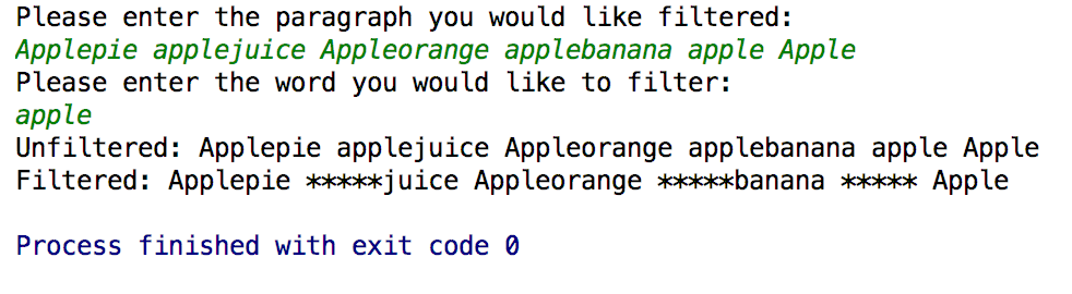Solved Java Problem Trying To Censor The Unwanted Word 4128