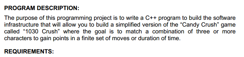 Simple C++ Game | Chegg.com