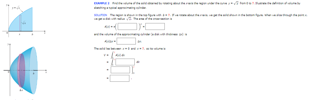 Solved Find the volume of the solid obtained by rotating | Chegg.com