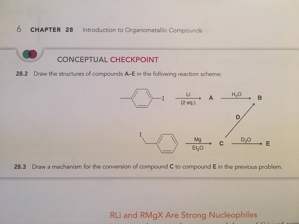 Solved 6 CHAPTER 28 Introduction to Organometallic Compounds | Chegg.com