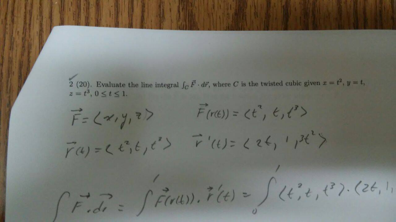 Solved Evaluate the line integral integral C F. dr, where C | Chegg.com