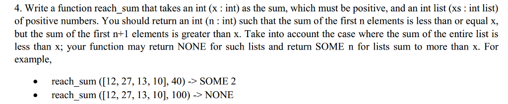 Solved Using Standard ML language to solve the problem using | Chegg.com