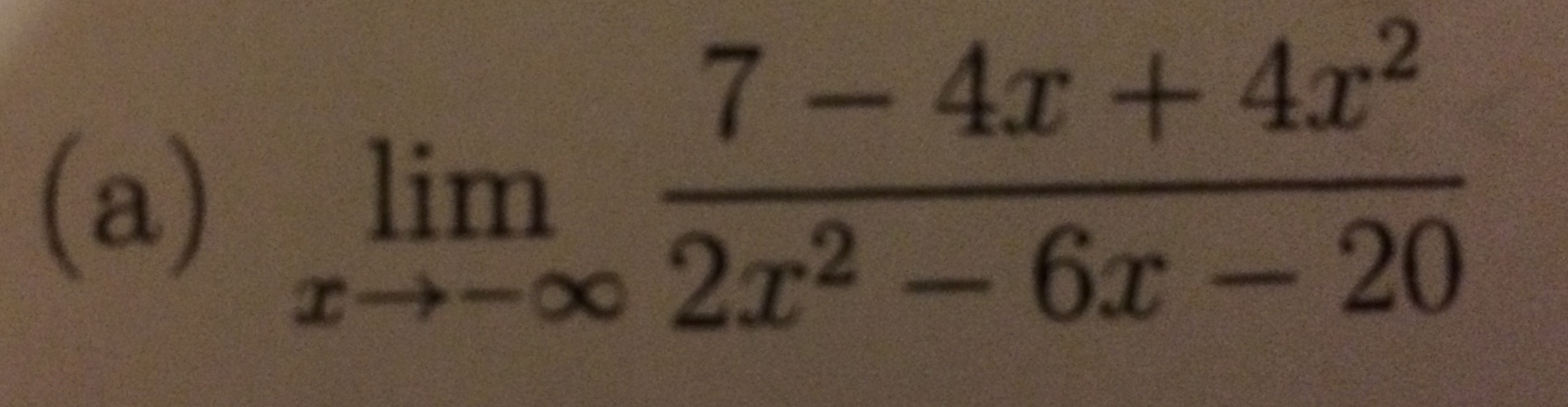 Solved Evaluate the limit algebraically or explain why it | Chegg.com
