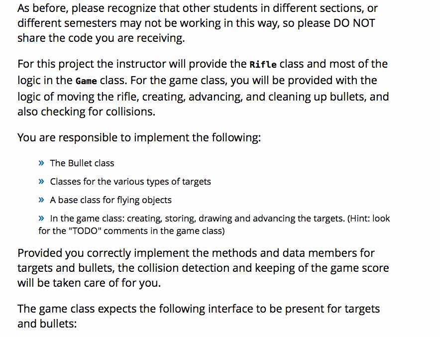 Programming and Data Structures I CS 241 Skeet | Chegg.com