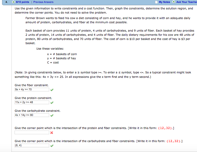 Solved -7 points My Notes Ask Your Teacher Find the common | Chegg.com
