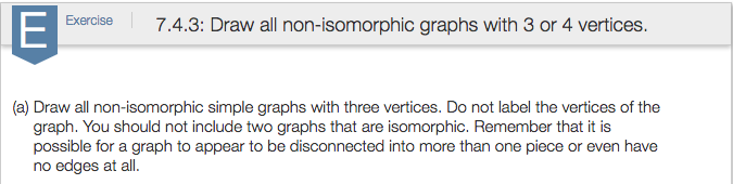 Solved Draw all non-isomorphic simple graphs with three | Chegg.com