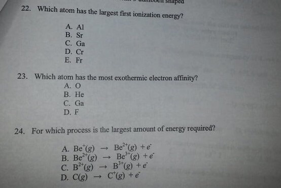 Solved All orbitals with the same value of the principal | Chegg.com