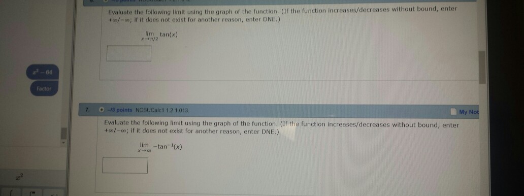 Solved Evaluate the following limit using the graph of the | Chegg.com