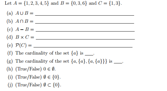 Solved: The Cardinality Of The Set | Chegg.com