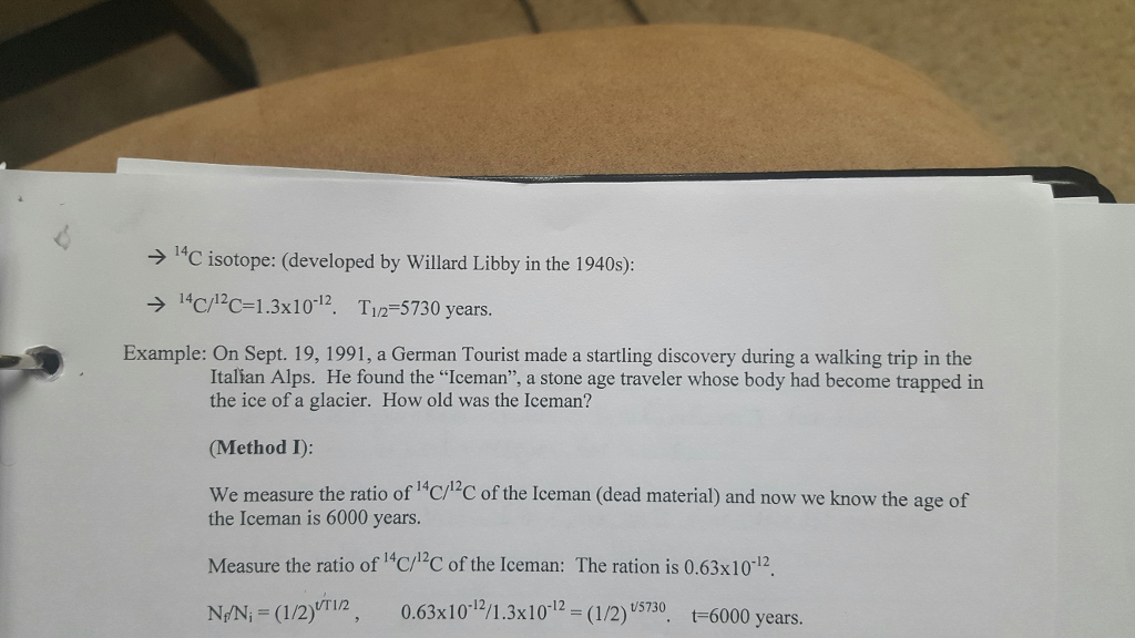 Solved Could someone show me how my Professor got 6000 years | Chegg.com