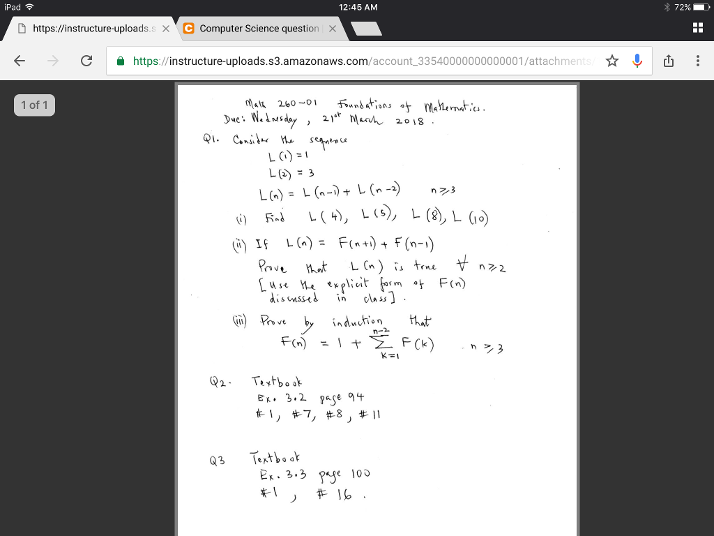 Solved Pad 12:45 AM 72% D https://instructure-uploads.. e | Chegg.com