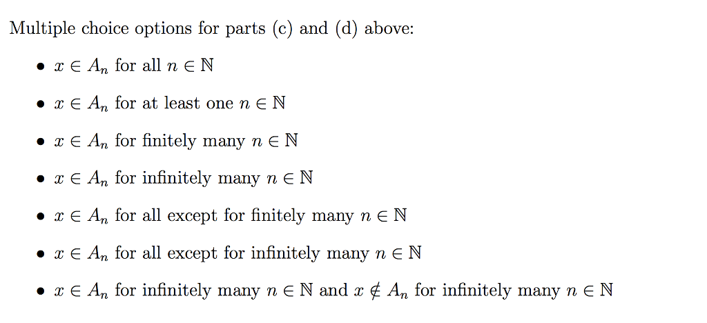 Solved (a) write U(-oo, 1) in standard interval notation | Chegg.com