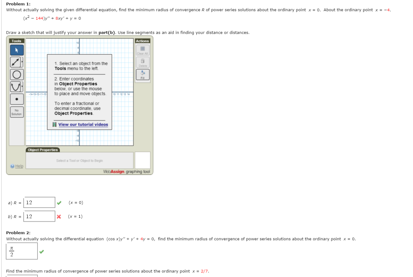 Solved Without actually solving the given differential | Chegg.com