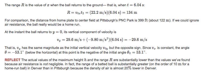 Solved Now let’s consider a projectile problem in which the | Chegg.com