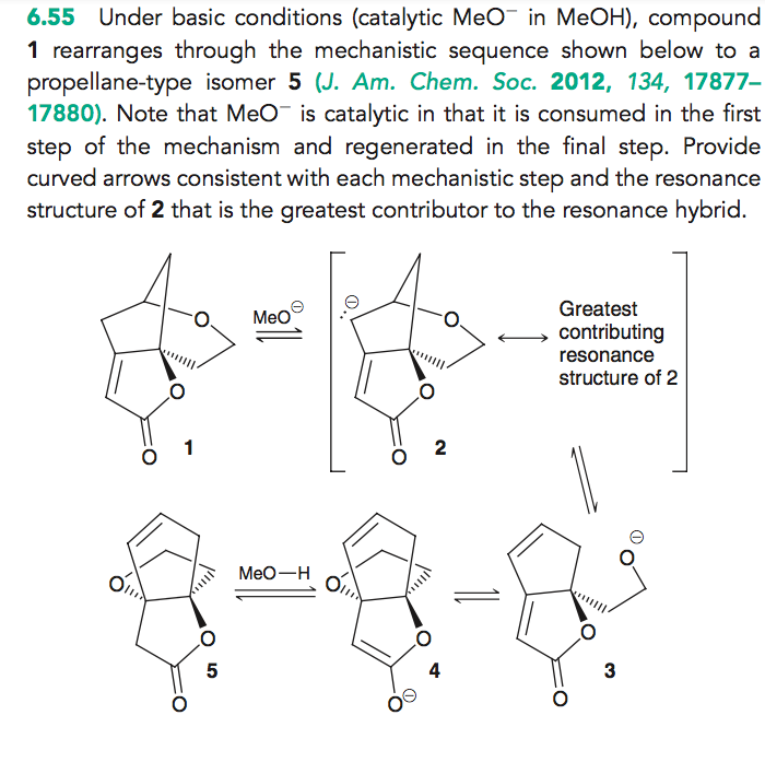 Solved Under basic conditions (catalytic MeO^- in MeOH), | Chegg.com