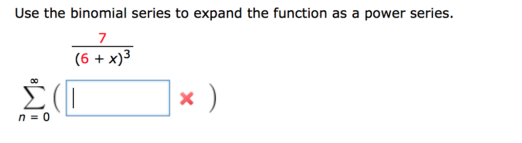 Solved Use The Binomial Series To Expand The Function As A